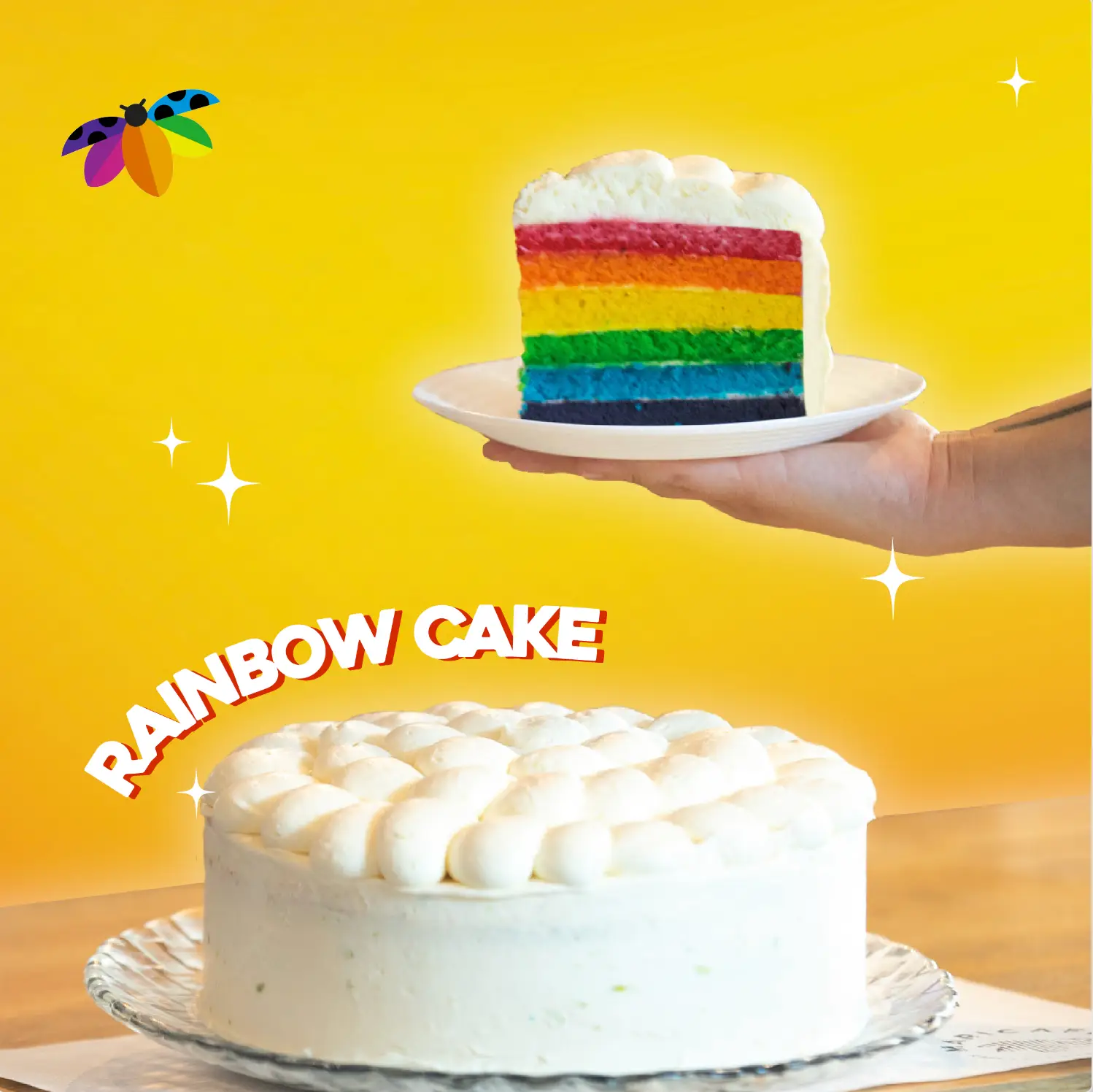 Rainbow Cake – 2KG – Tienda – Maricafé